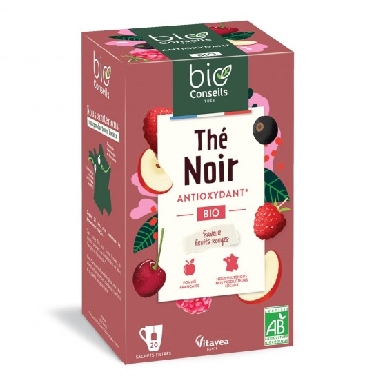 Thé noir Fruits rouges Bio - Infusions | Laboratoires Ponroy